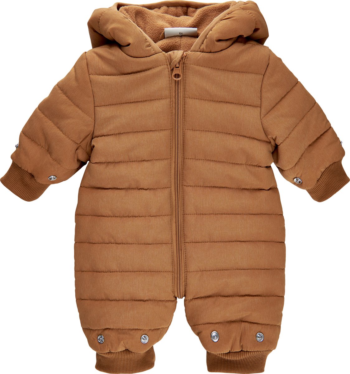 Winterpak babies met afneembare wanten en voeten - Cognac - Maat 68 | bol.com