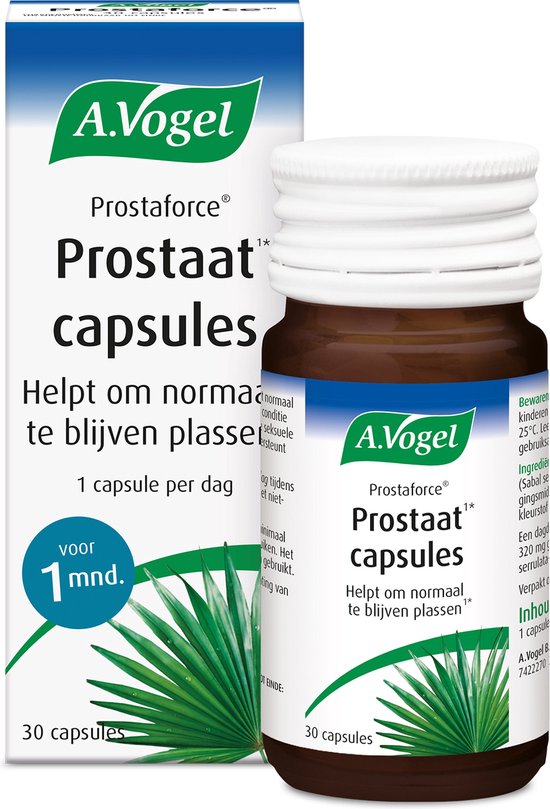 A.Vogel Prostaforce capsules - Bevat Sabal serrulata helpt mannen om ...