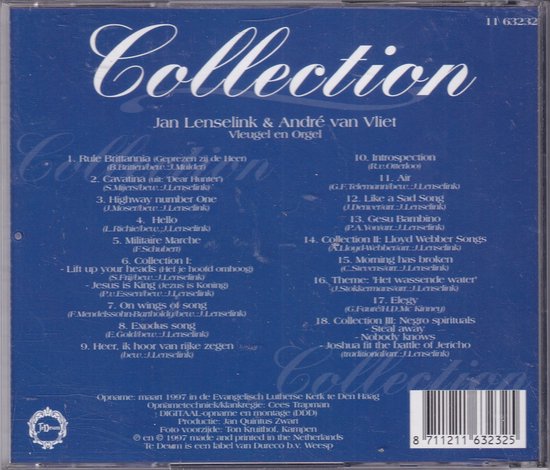 Collection - Jan Lenselink, Andre van Vliet, Jan Lenselink, André van ...