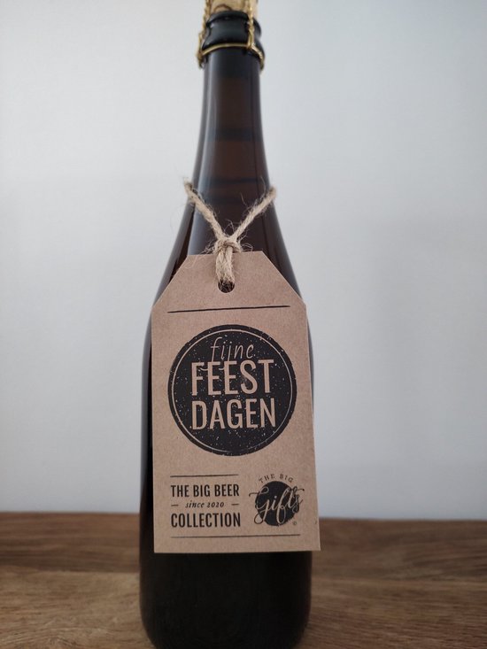 XL bierfles - Fijne feestdagen- | bol