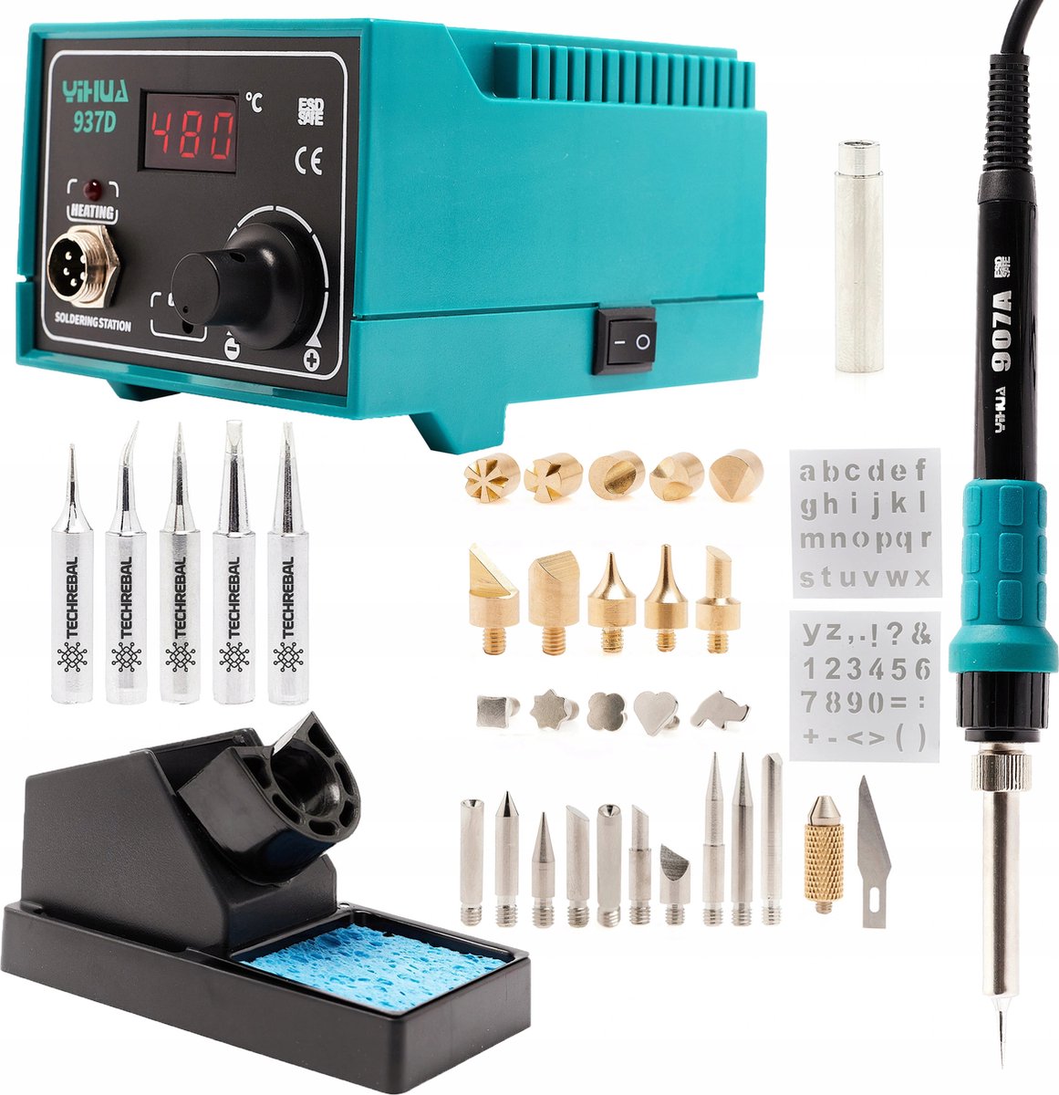 Mivida - Houtbrander - Pyrografie - DIY pakket - Houtbrander Set ...