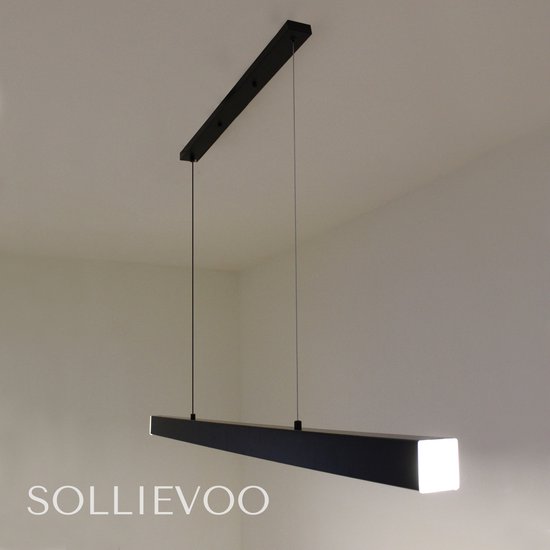 Hanglamp industrieel Hanglampen Eetkamer - Plafondlamp Led Zwart ...