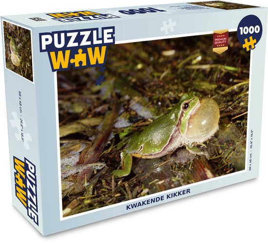 Puzzel Kwakende kikker - Legpuzzel - Puzzel 1000 stukjes volwassenen | bol