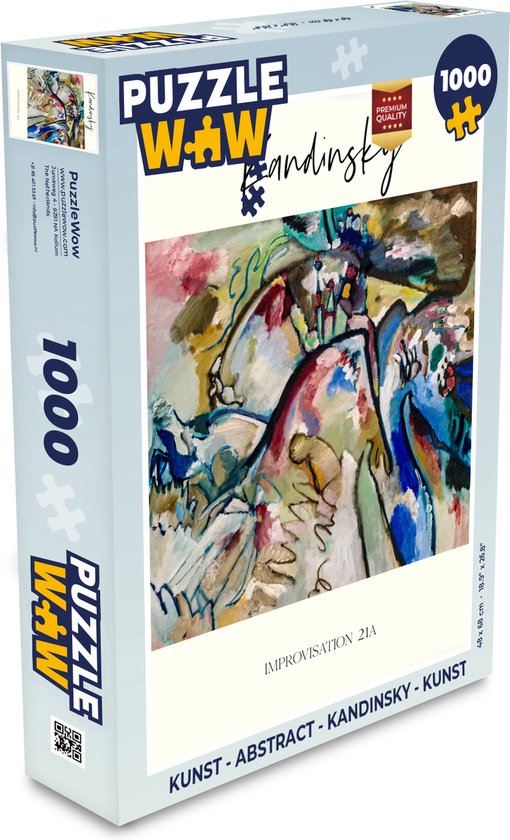 Puzzel Kunst - Abstract - Kandinsky - Kunst - Legpuzzel - Puzzel 1000 ...