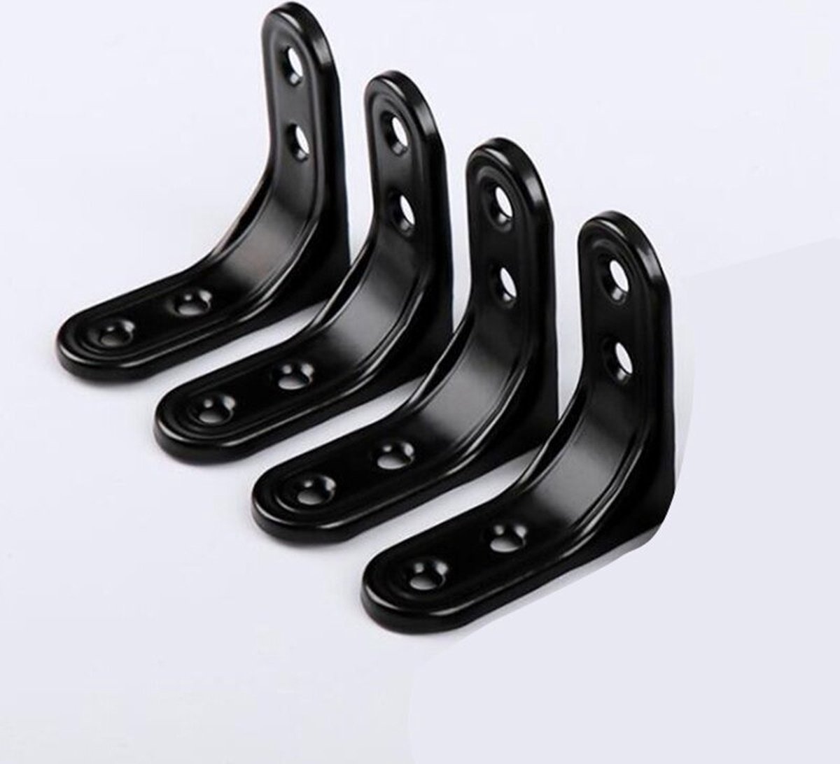 WiseGoods Luxe RVS Hoekbeugel 90° Set - Hoek Beugels - Beugel Meubels ...