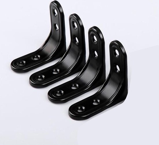 WiseGoods Luxe RVS Hoekbeugel 90° Set - Hoek Beugels - Beugel Meubels ...