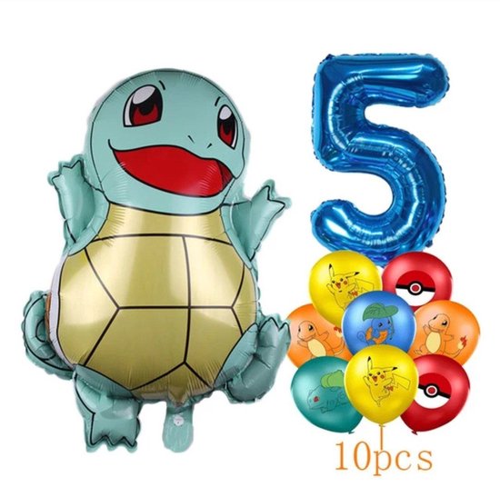 Pokemon Verjaardag Versiering - Pokémon Ballonnen - Pokemon Themafeest ...