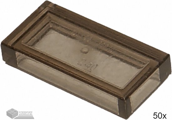 LEGO 3069b Doorzichtig zwart 50 stuks | bol.com