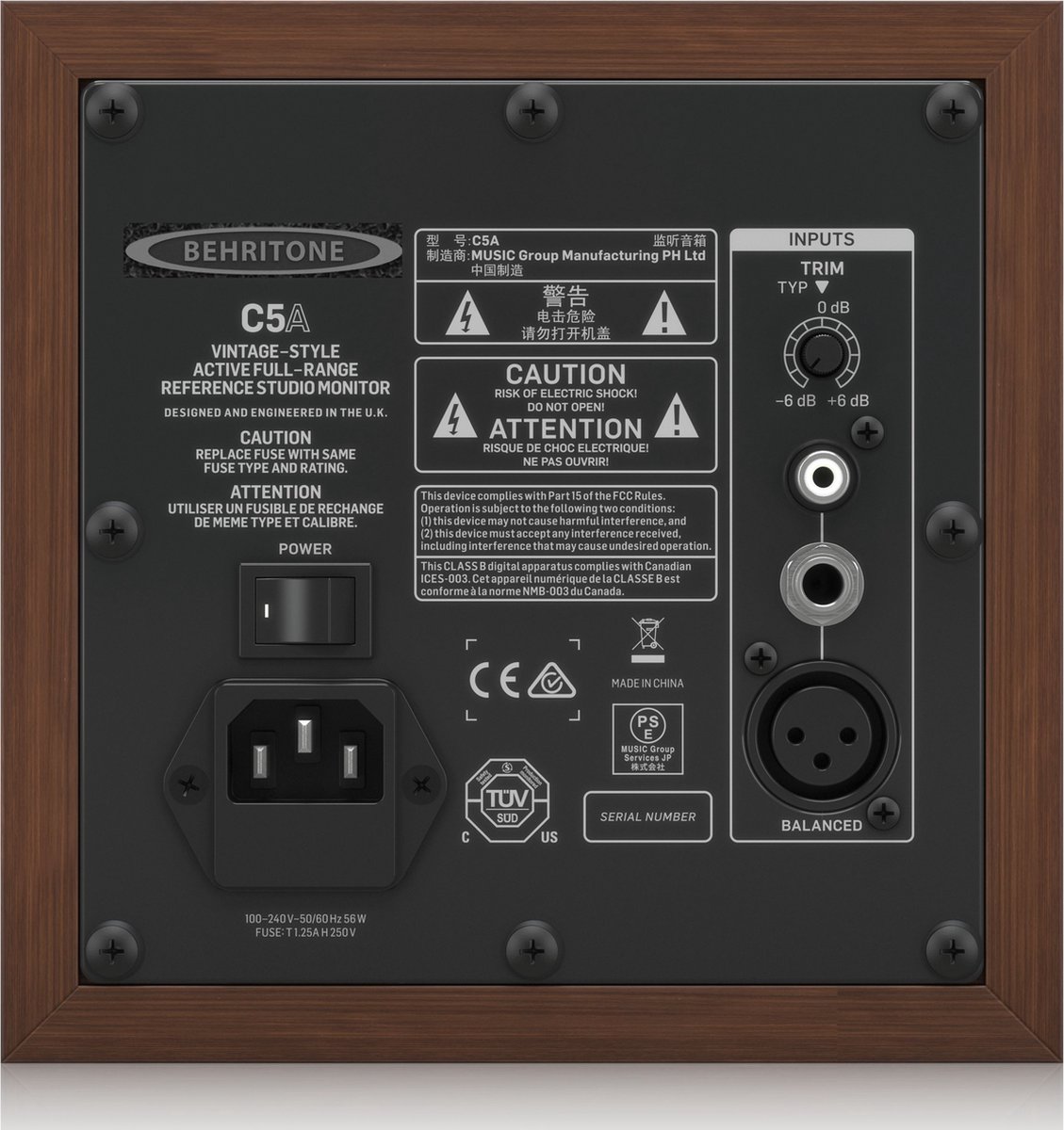 Behringer Behritone C5A breedband Studiomonitor - Actieve studio ...