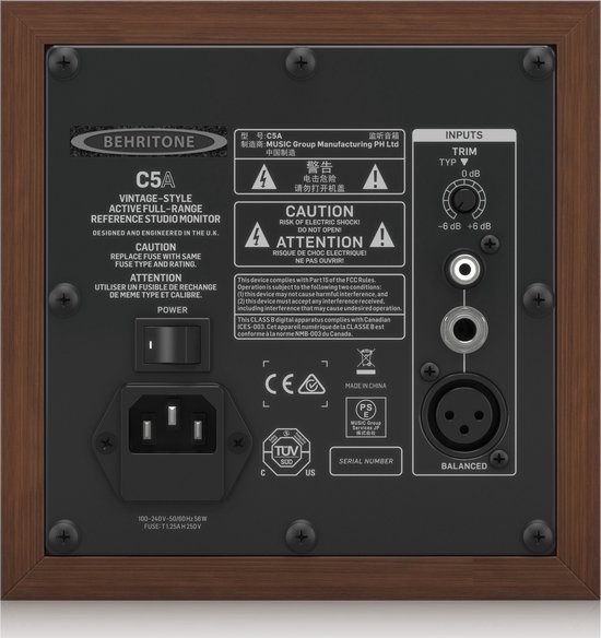 Behringer Behritone C5A breedband Studiomonitor - Actieve studio ...