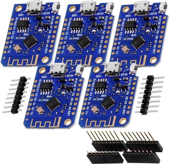 AZDelivery 5 x D1 Mini V3 compatibel met Arduino inclusief E-Book! | bol