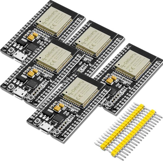 AZDelivery ESP-32 NodeMCU Dev Kit C WiFi CP2102 ESP32-WROOM-32D IoT ... AZDelivery ESP-32 NodeMCU Dev Kit C WiFi CP2102 ESP32-WROOM-32D IoT ...