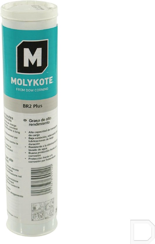Molykote Smeervet Br-2 Plus Patroon 400 G | bol