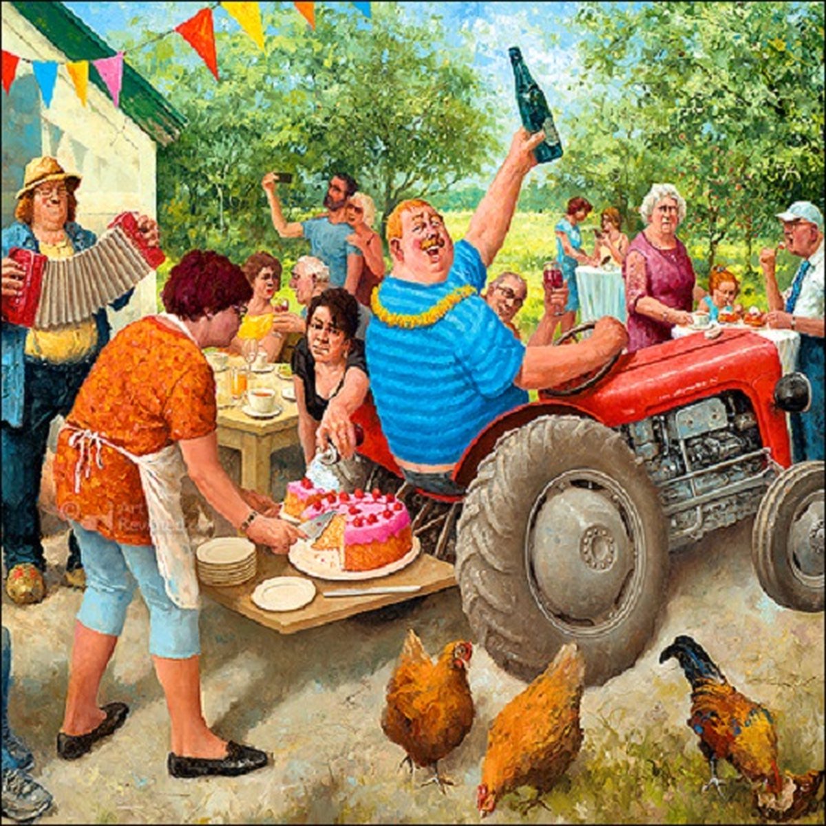 Art Revisited - 8x wenskaart Marius van Dokkum - diverse titels | bol.com