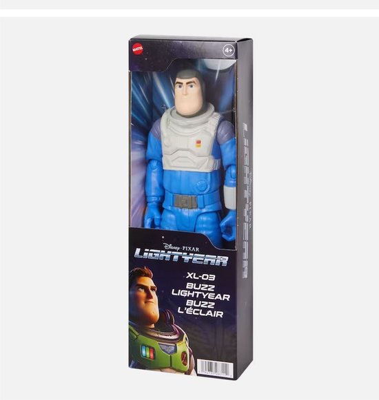 Disney Pixar - figurine articulée Buzz l'Éclair - poupée 28cm | bol.com