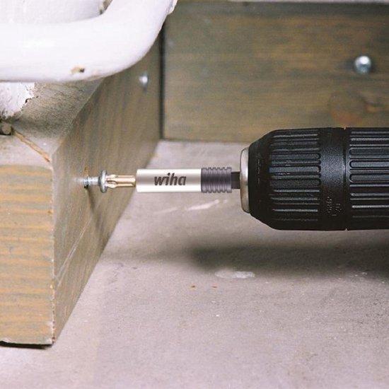 Wiha 7148 CS CentroFix SuperSlim snelwisselhouder, vorm E 6,3 - 1/4 x ...