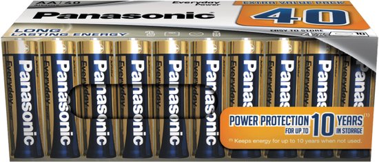 Panasonic - AA Batterijen - Everyday power - Extra Value Pack - 40 ...