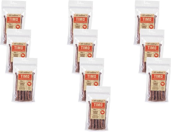 Timo Sticks 100 g - Hondensnacks - 10 x Kalkoen | bol