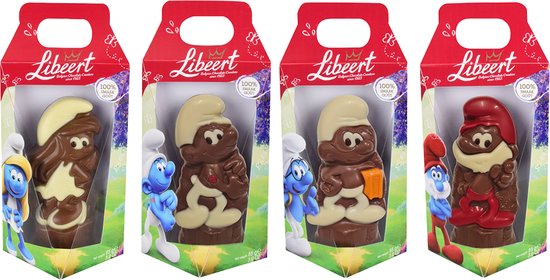Libeert chocolade Smurfen bundel - 680 gram | bol.com