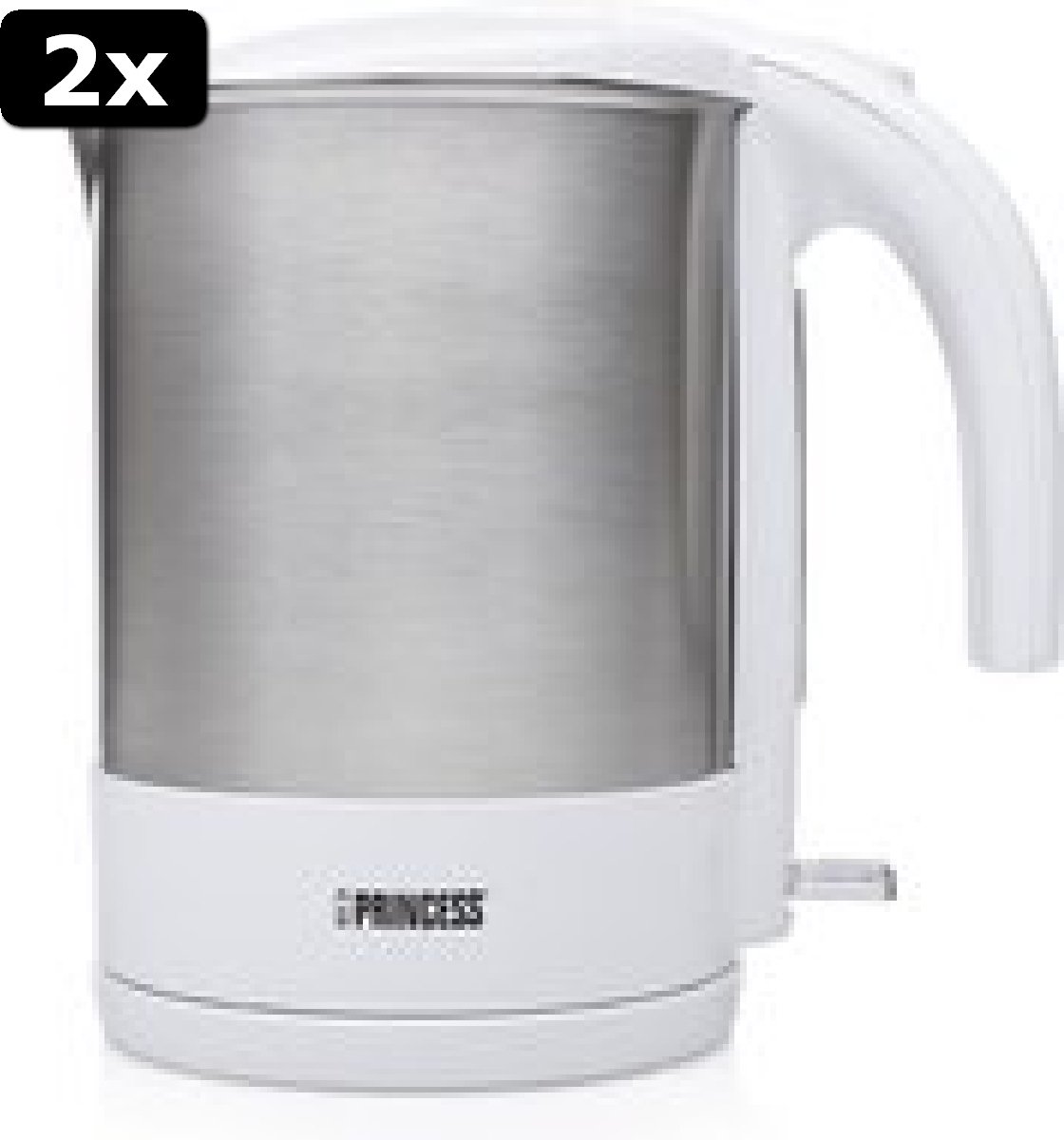 2x Princess Waterkoker 2200 W 1.7 L wit | bol.com