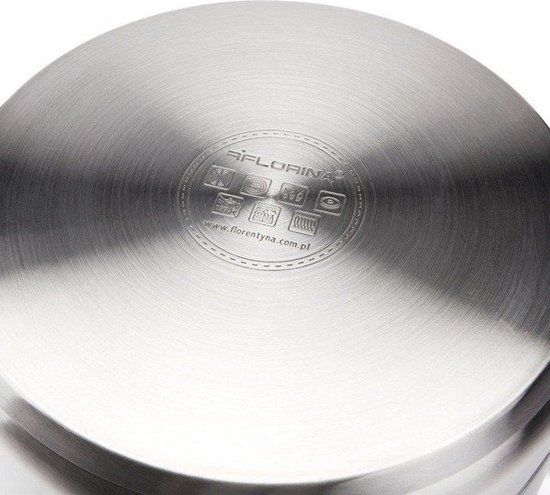 Florina Gastro RVS soeppan kookpan groot 30 x 25.5 cm - 15.5 liter ...