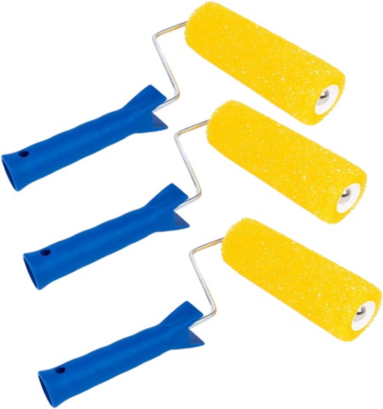 Borvat®| 3X Verfroller met handvat van 22,5 cm | bol.com