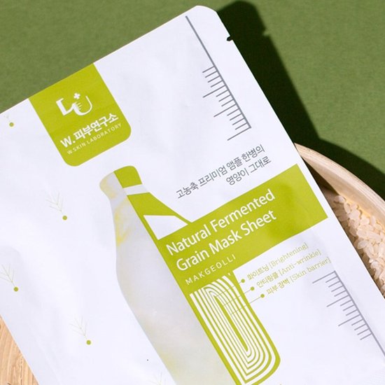 Naturally Fermented Grain Face Mask Sheet 5 EA | 자연 발효 곡물 마스크팩 | bol.com