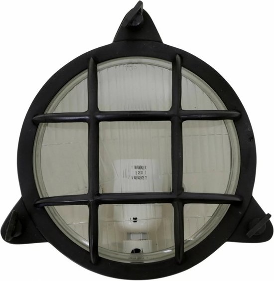 muur/plafond lamp Clipper zwart | bol.com