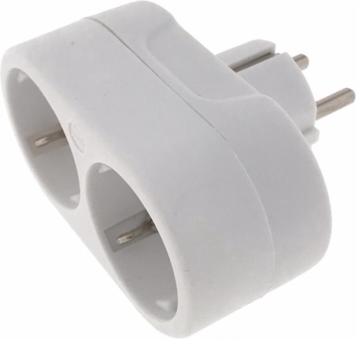 Benson stopcontact splitter duo wit - 4x stuks | bol.com