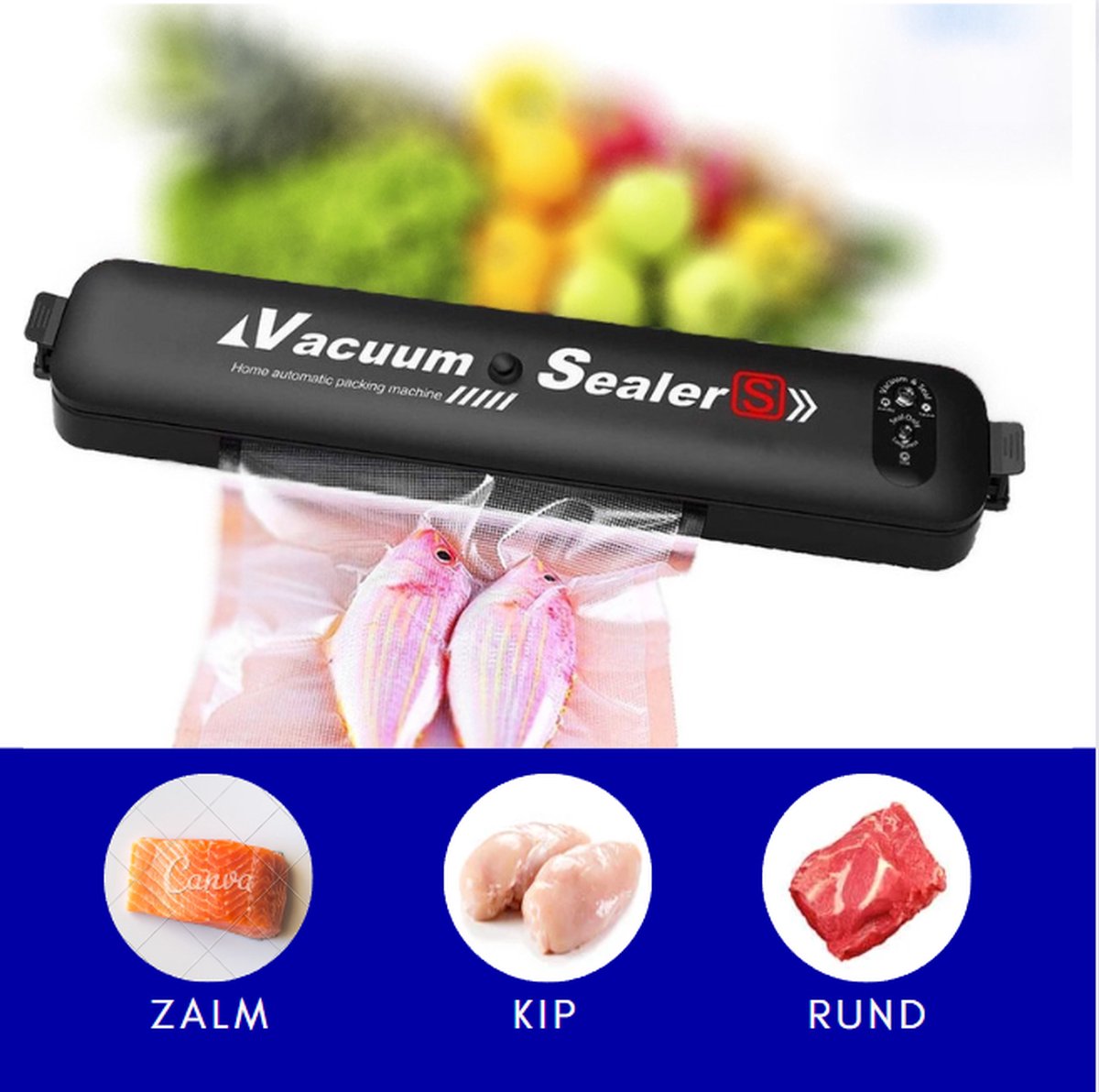 Vacumeermachine - Automatische Vacumeermachine voor Voedsel, Vlees ...