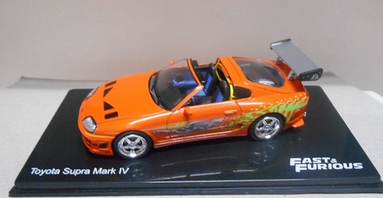 Toyota Supra MKIV Fast & Furious Oranje 1-43 Altaya Fast & Furious ...