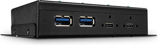 LINDY USB 3.2 Gen 2-hub 4 poorten Zwart | bol