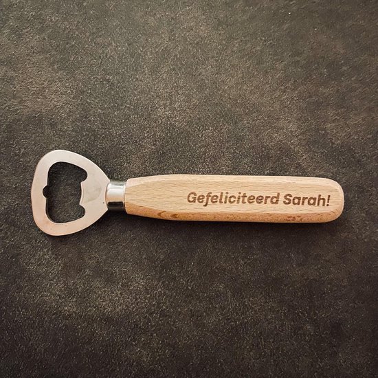 Flessenopener Gefeliciteerd Sarah! | bol