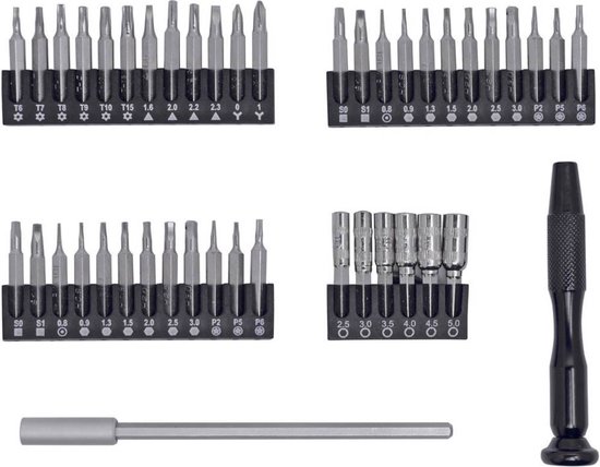 Bernstein Tools for Electronics 4-930 Bitset 46-delig 1/4 (6.3 mm) | bol
