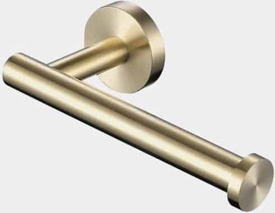 Mastersøn - Luxe Toiletrolhouder Goud - Deluxe - Enkele rol - Messing ...