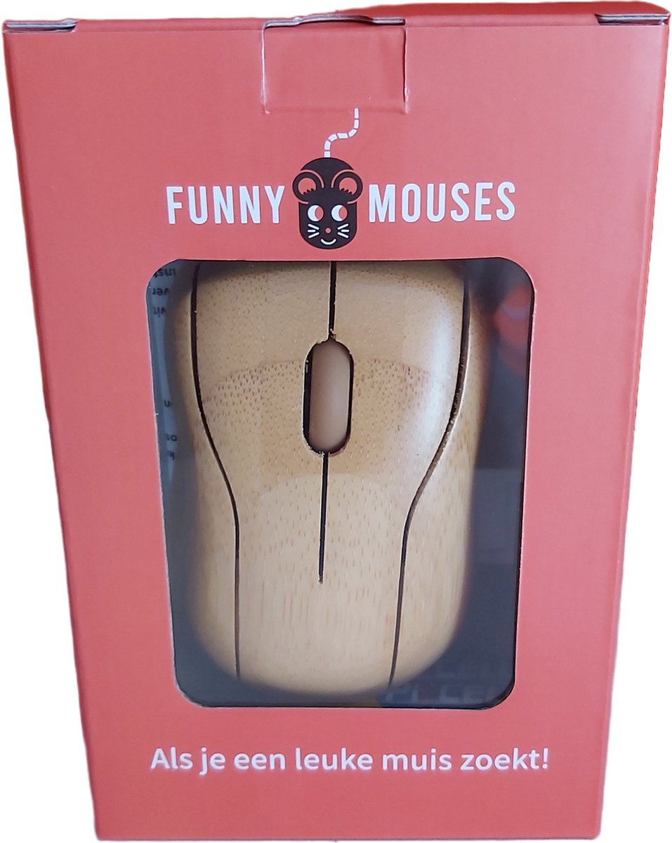 Funny Mouses - Draadloze Computermuis - Hout - Grappige computergadgets ...
