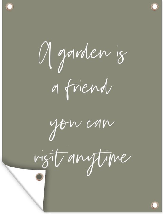 Tuinposter - Quotes - Tuin - Vriendschap - Tekst - Engels - Spreuken ...