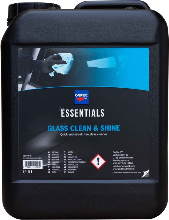 CARTEC Glass Cleaner - Geconcentreerde glasreiniger 5 liter | bol