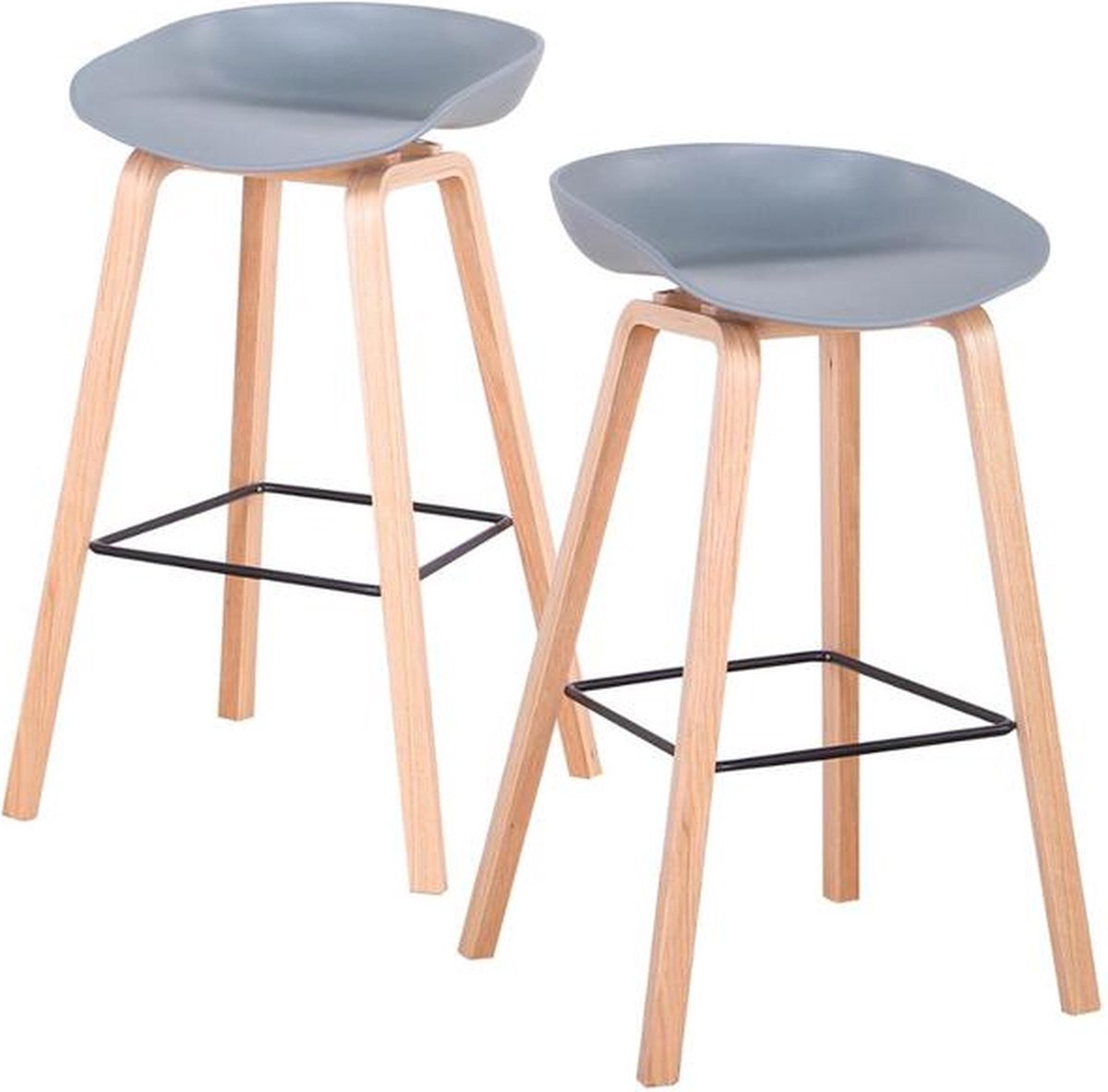 Barkrukken - Set Van 2 - Nordic Barkruk - Luxe Barkrukken - Barkrukken ...