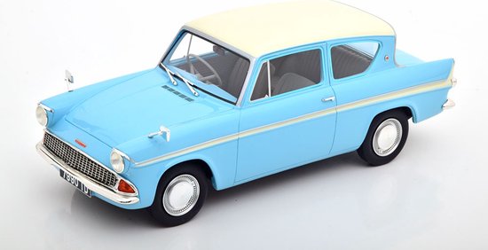 Ford Anglia 105E (RHD) 1961 Blauw / Wit 1-18 Cult Scale Models ( Resin ...