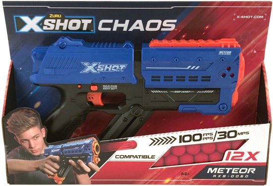 Zuru X-Shot Chaos Meteor RXB-0060 Blaster met 12 Balletjes | bol