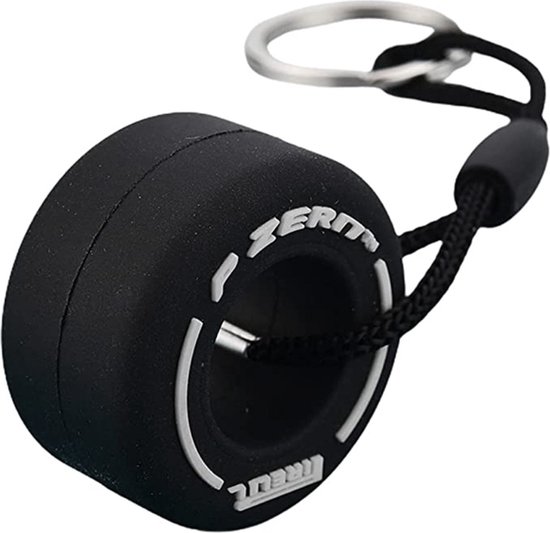 Formule 1 Sleutelhanger - F1 Keychain - Soft Band - Wit/ Zwart | bol