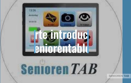 SeniorenTAB S9XL - Samsung tablet voor senioren - 12.4 inch - 128GB ...