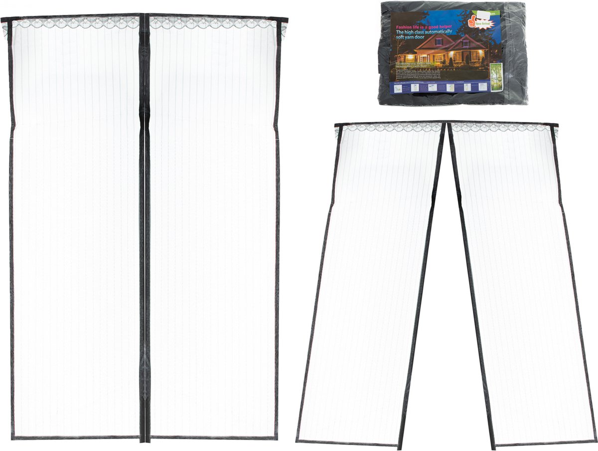 Muggengaas magnetisch deurscherm 100x210cm | bol