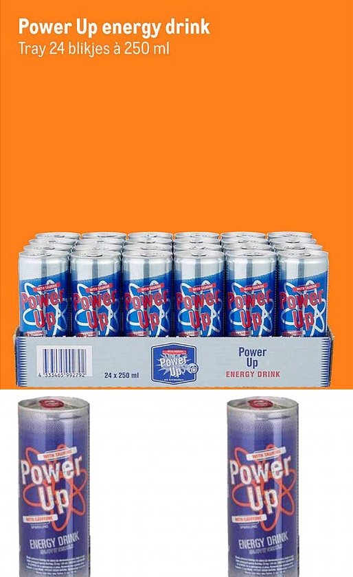 Power- Up Energy Drink- 24 X 250 ml. | bol