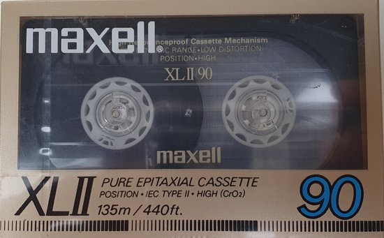 Maxell XLII 90 Pure Epitaxial Cassette Type II | bol