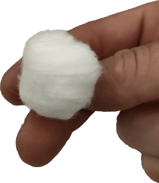 Wattenbollen - 700 stuks - 0,7gr - 100% katoen - Reiniging ...