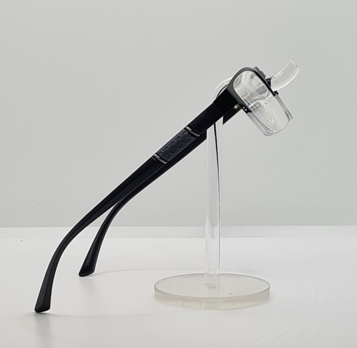 Leesbril +2.0 / halfbril van metalen frame / bril op sterkte +2,0 ...