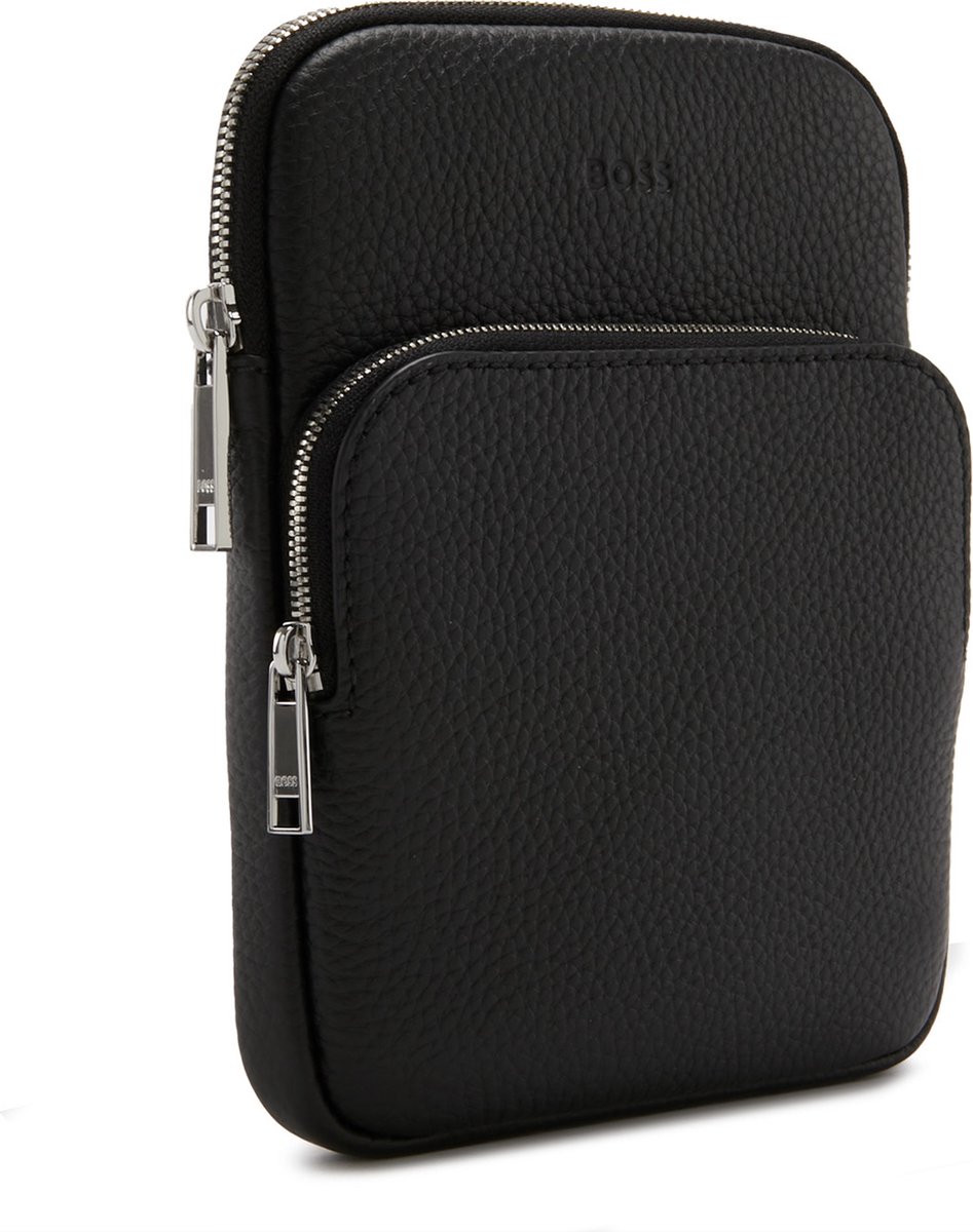 Hugo Boss BOSS Heren Crossbody tas Leer - Zwart | bol.com