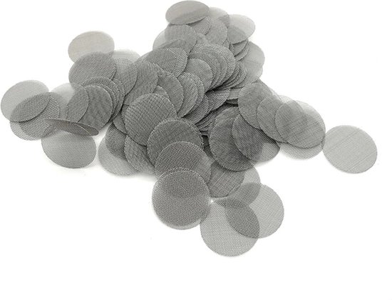 Pipe Screens Stainless Steel ( 100 x 5 zilver screens / 20mm diameter ...